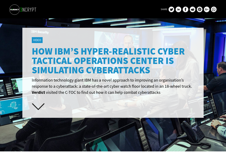 How IBM’s Hyper-Realistic Cyber Tactical Operations Center is ...