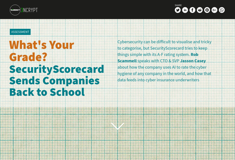 What's Your Grade? SecurityScorecard Sends Companies Back to School ...