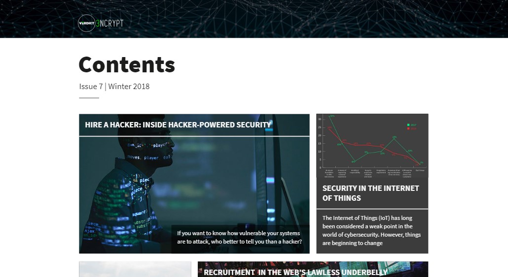 From The Editor Verdict Encrypt Issue 7 Winter 2018