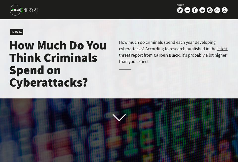 How Much Do You Think Criminals Spend On Cyberattacks Verdict